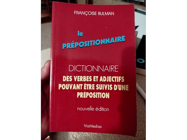 Francuski rečnik: Le Prépositionnaire – KAO NOV