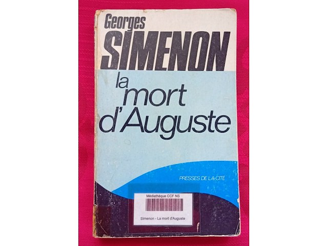 Simenon, La Mort  D`Auguste