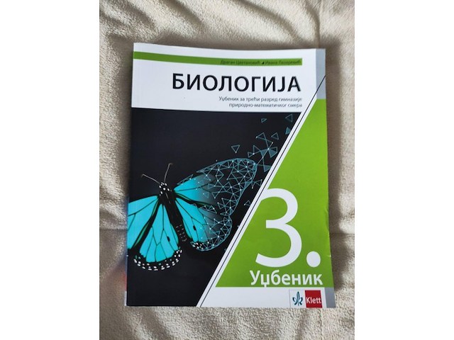 Biologija 3,Klett,udžbenik za 3.razred gimnazije prirod