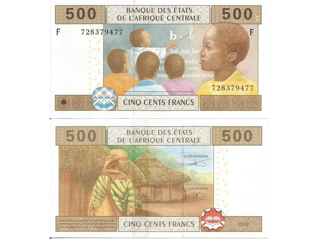 EQUATORIAL GUINEA 500 francs 500 francs 2002 UNC   F
