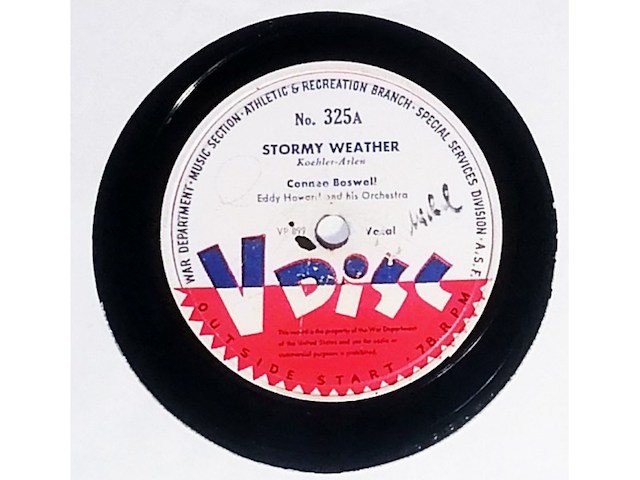 SHELLAC ploča 12``: Stormy Weather (1944) USA, retko