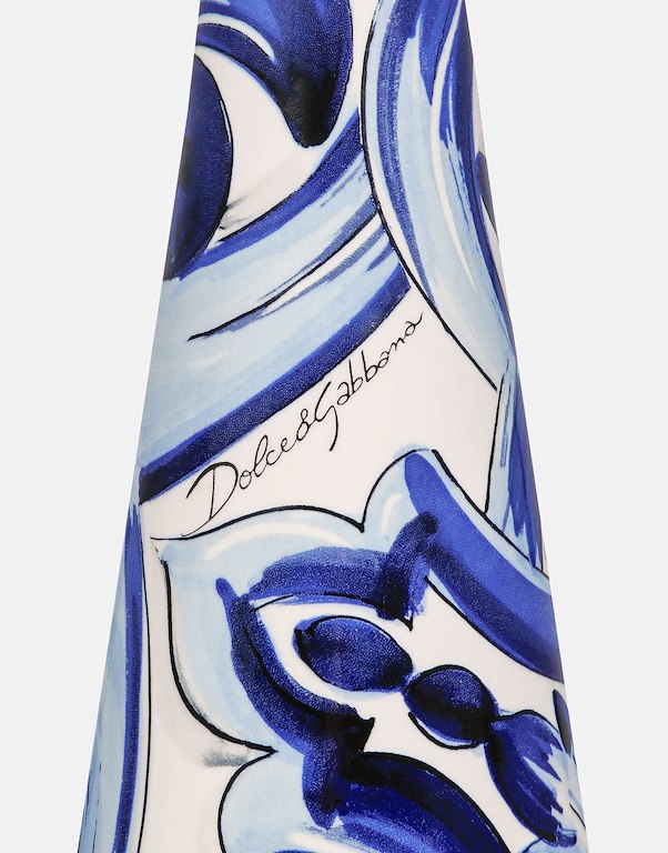 Dolce&Gabbana’s Blu Mediterraneo Cylindrical Ceramic Candle Holder – Svećnjak
