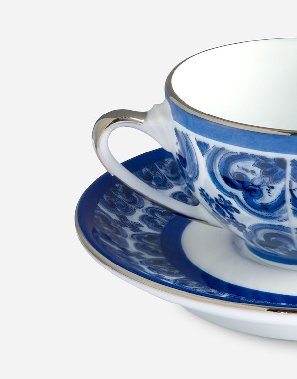 Dolce&Gabbana’s Blu Mediterraneo Porcelain Espresso Set – Šoljica sa tacnom