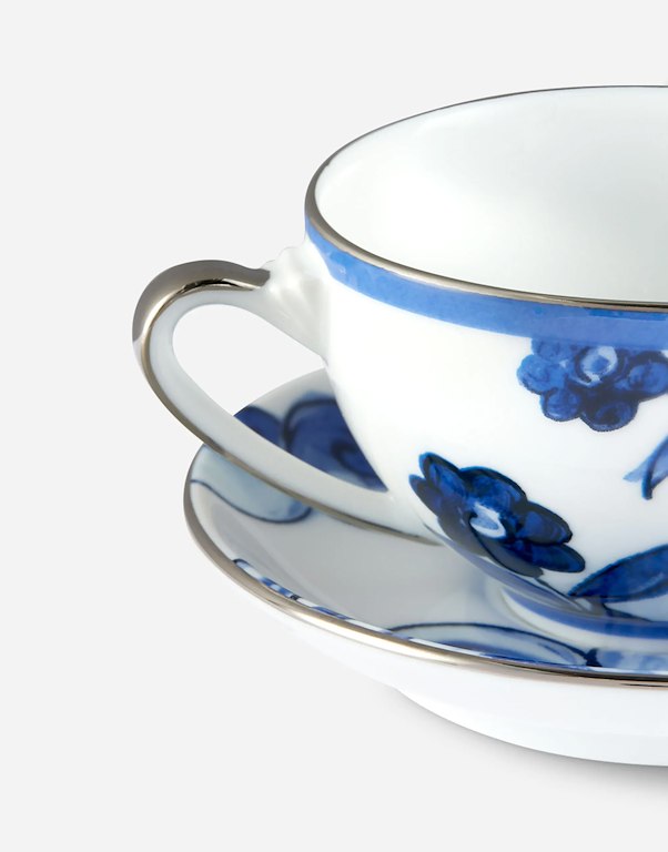 Dolce&Gabbana’s Blu Mediterraneo Porcelain Tea Set – Šoljica sa tacnom
