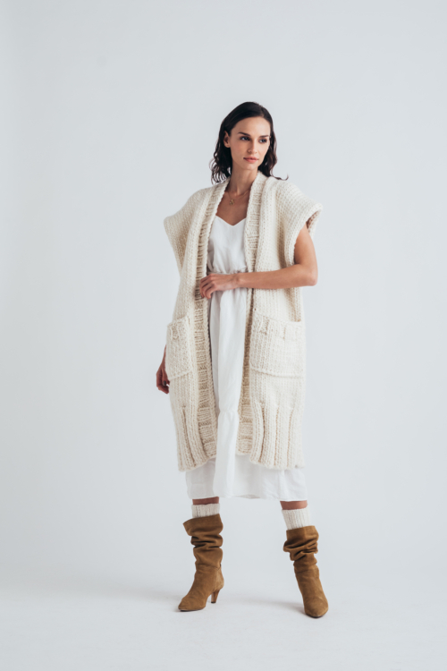 Cardigan Vest - džemper od čiste merino vune