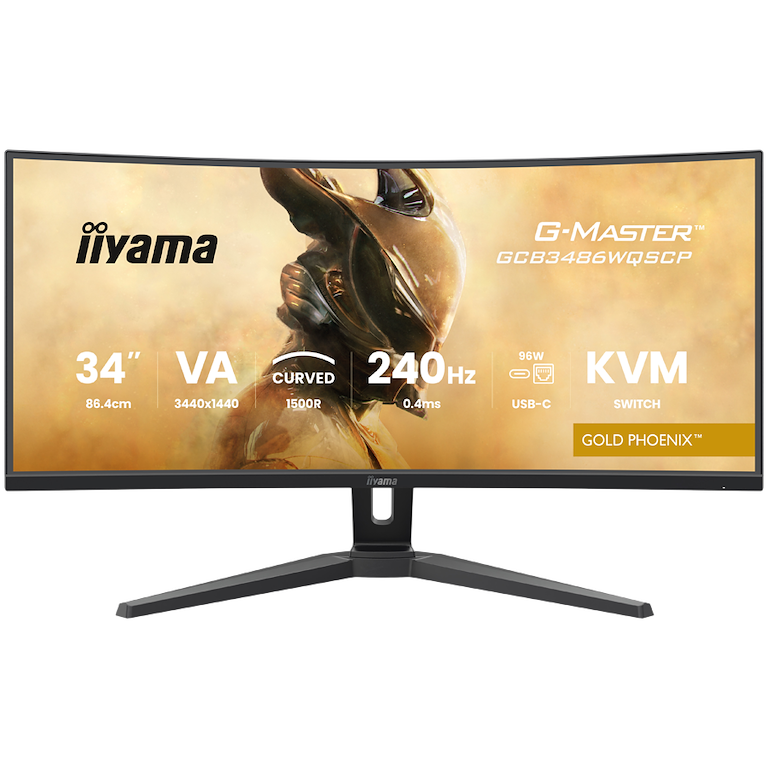 IIYAMA Gaming Monitor G-Master Gold Phoenix GCB3486WQSCP-B1 34", VA