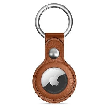 APPLE AIRTAG 1/2 TECH-PROTECT NATURALFIT KEYCHAIN - BROWN