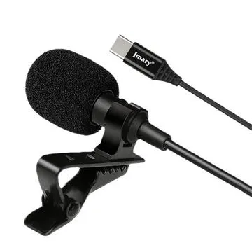 JMARY MC-R2 CLIP-ON MICROPHONE FOR IOS/ANDROID WITH USB-C