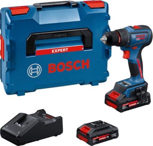 Bosch EXPERT EXSR18V-90 akumulatorska bušilica - odvrtač, 18V, sa 2x4Ah baterije i punjačem