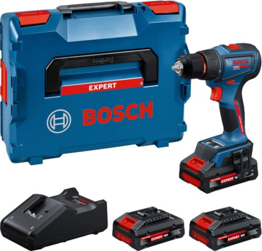 Bosch EXPERT EXSR18V-90 akumulatorska bušilica - odvrtač, 18V, sa 3x4Ah baterije i punjačem