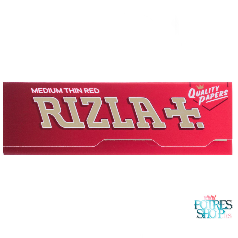 RIZLA PLUS MEDIUM THIN RED