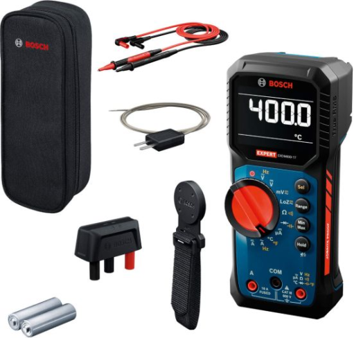 Bosch EXPERT EXDM 600-17 multimetar-unimer, sa 2xAA baterije