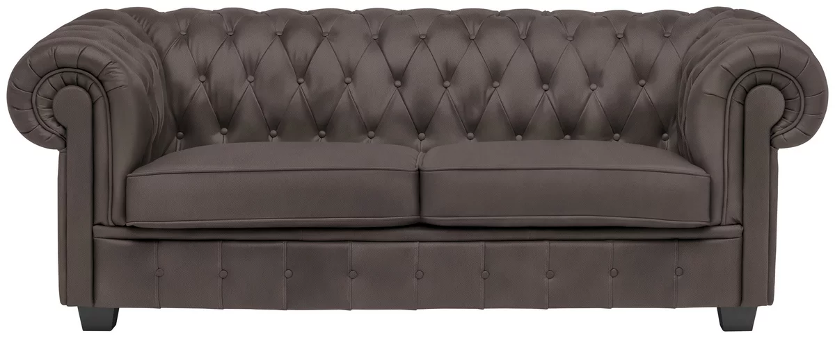 Landscape CHESTERFIELD SOFA sivo-braon
