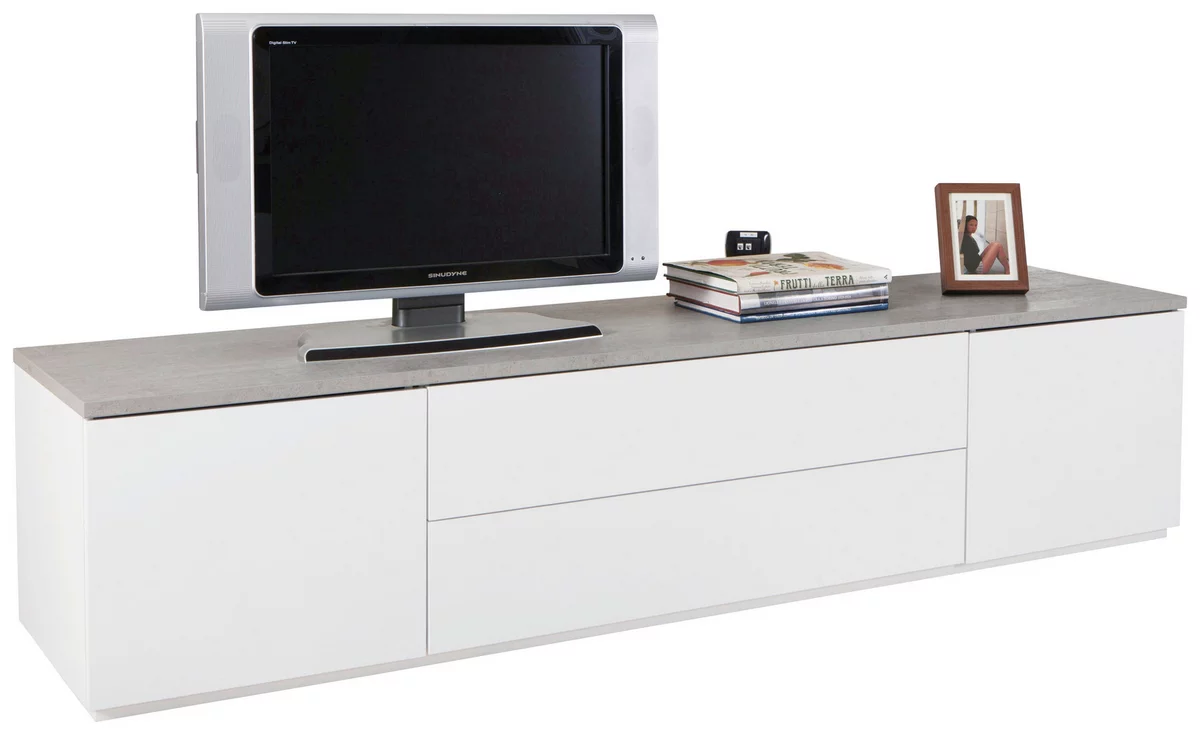 Carryhome NISKA KOMODA 200/45/45 cm siva, bela