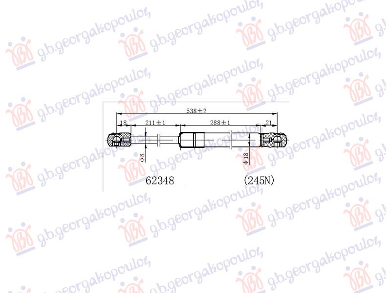 AMORTIZER GEPEK VRATA