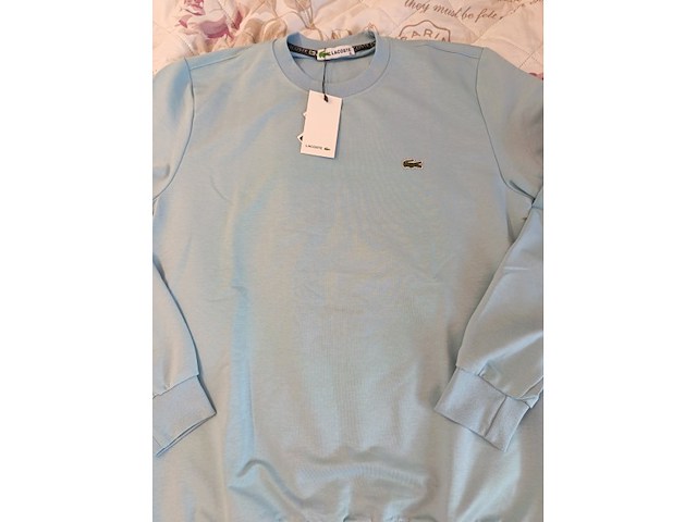 Lacoste svetlo plavi duks XL