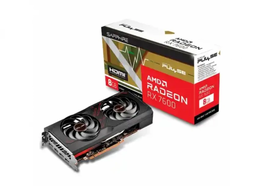 Grafička karta AMD Sapphire Pulse RX 7600 GAMING OC 8GB GDDR6