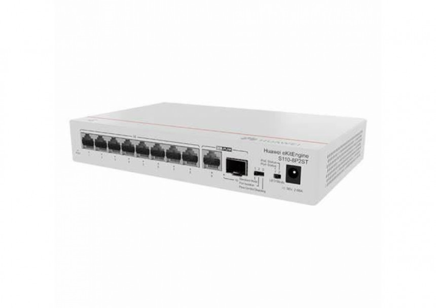 Huawei eKit Switch neupravlljivi S110-8P2ST