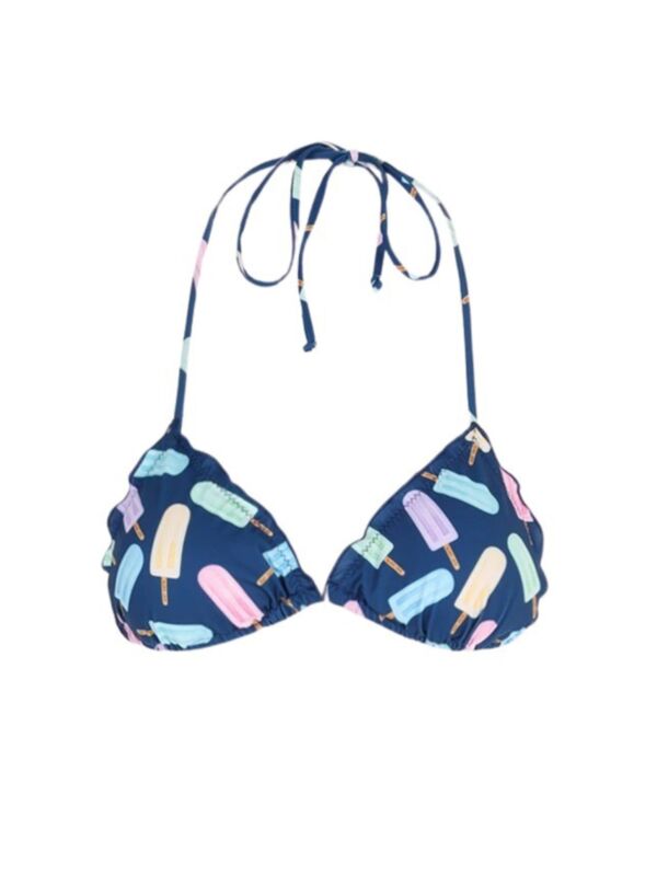 Saint Barth - Bikini top sa printom sladoleda