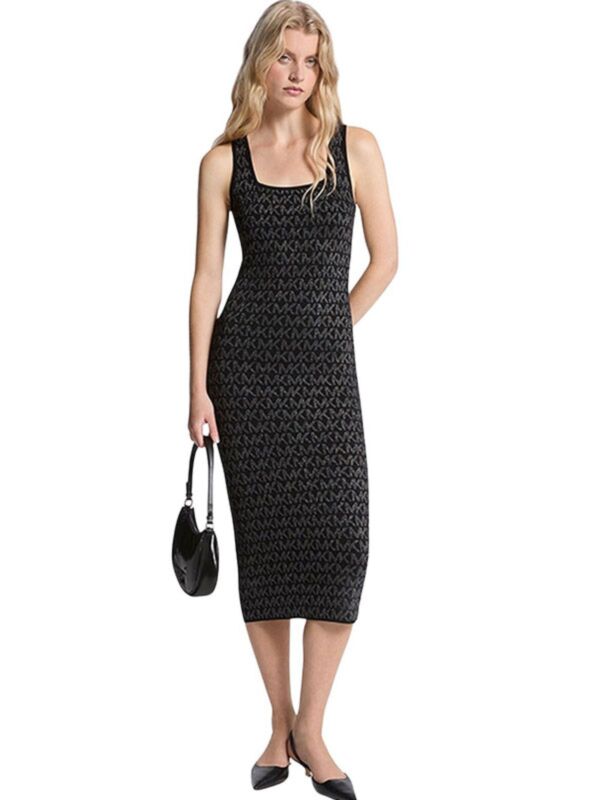 Michael Kors - Monogram midi haljina