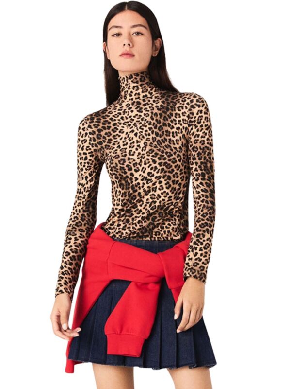 Maje - Leopard print ženski top