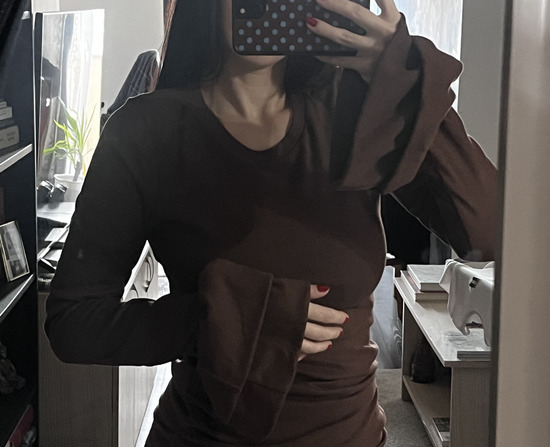 Braon top/haljina NOVO