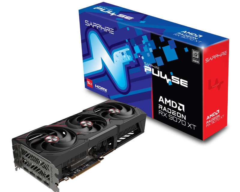 SAPPHIRE AMD Radeon RX 9070 XT 16GB 256bit PULSE RX 9070 XT GAMING 16GB (11348-03-20G) grafička karta