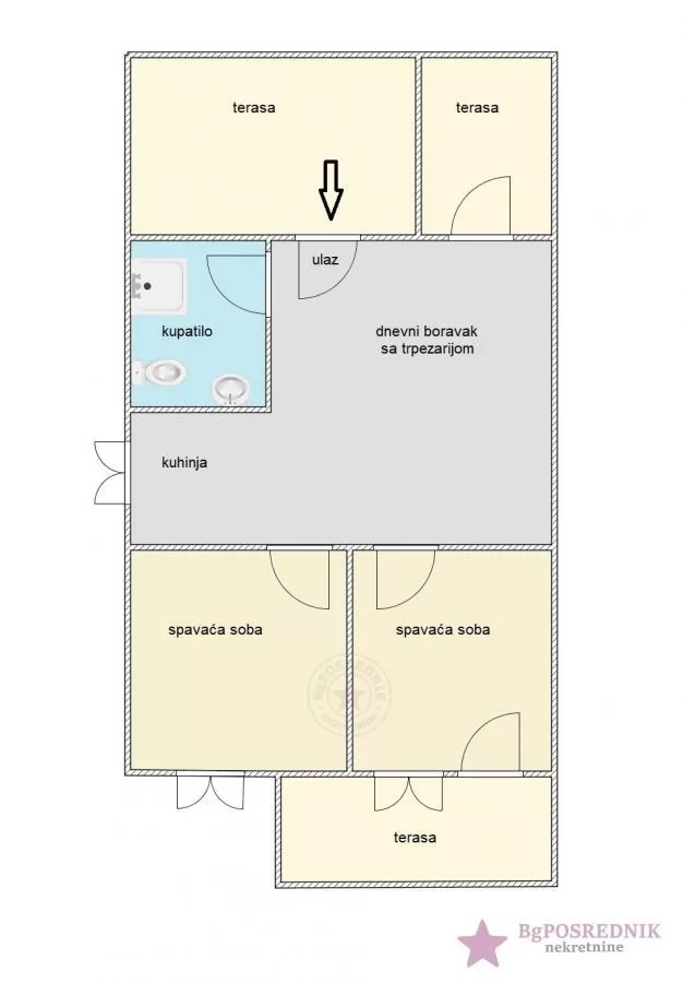 Grocka, Leštane, Živka Živkovića, 50m2