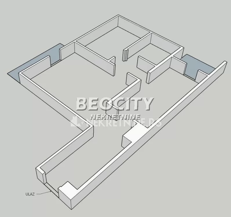 Dvosoban stan, 61 m2, Zemun, Sava Burića ID: 128904