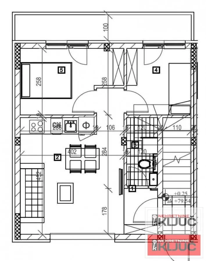 BLIZINA LIPOV GAJA, 41m2+terasa 5m2, Dvoiposoban, Izgradnja