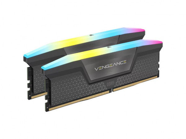 CORSAIR VENGEANCE Memorija 32GB (2x16GB) DDR5 6000MHz CL38 1.35V RGB XMP