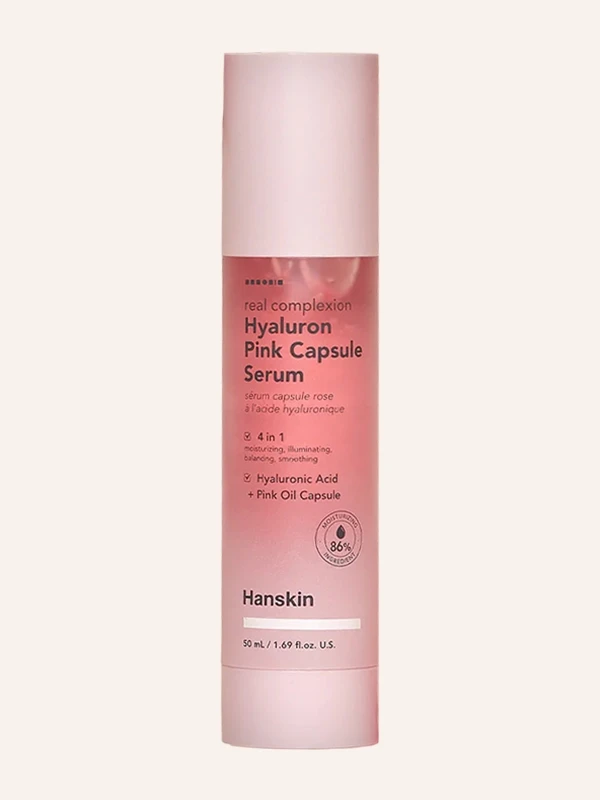 Hanskin Real Complexion Hyaluron Pink Capsule serum 50 ml