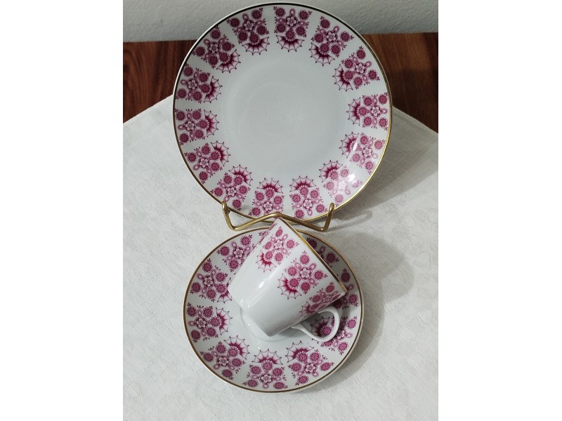 LICHTE Fine China DDR – vrhunski porcelan (Trio set)