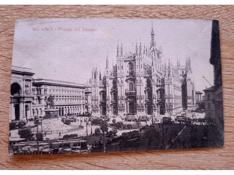 Stara razglednica Milano – Duomo – 21.11.1921– putovala