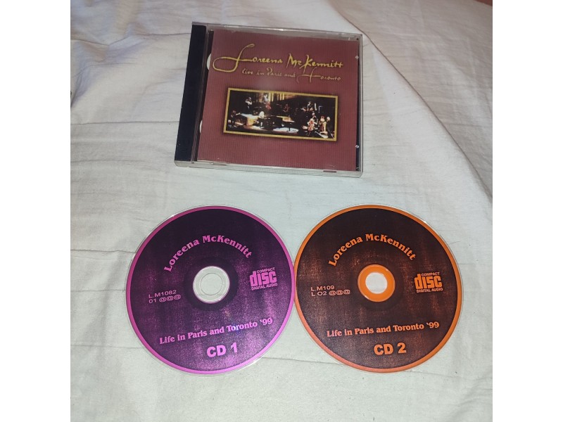 Loreena McKennitt live in Paris and London dupli cd