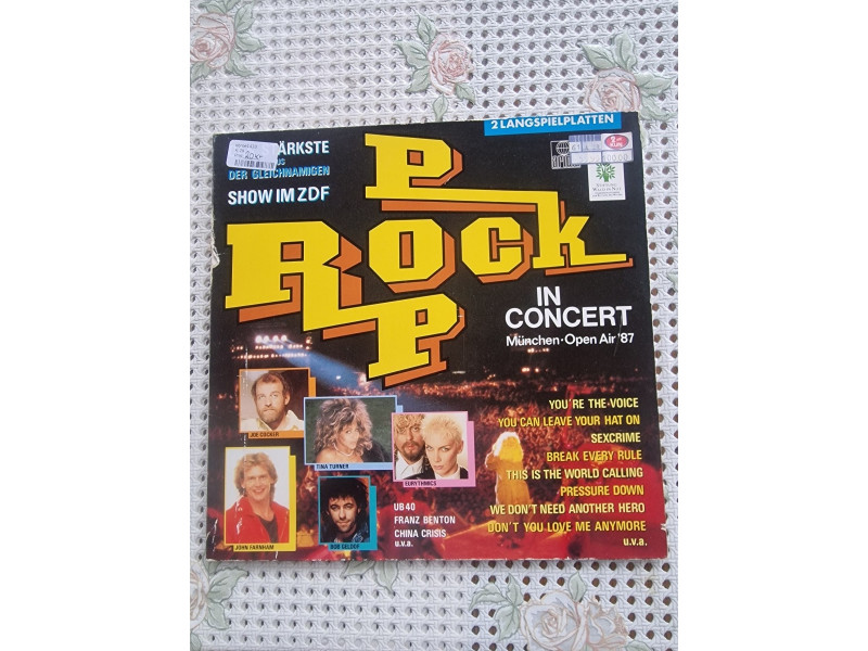 POP-ROCK In Concert Mûnchen 1987 DE 2LP