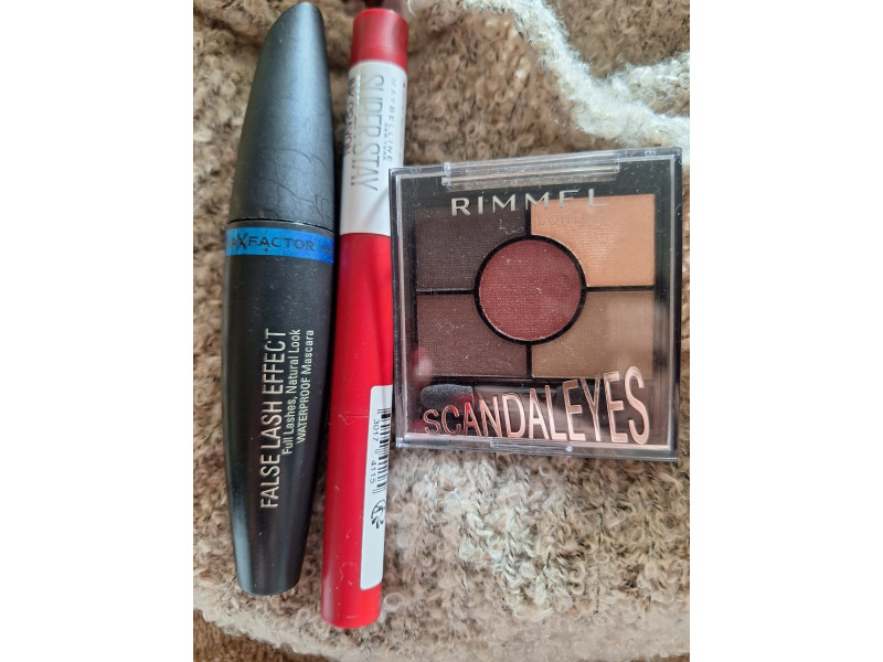 Set, Rimmel, Maybelline, Maxfactor