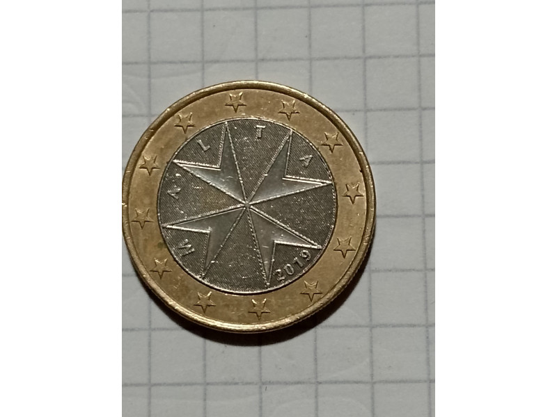 Malta 2019 1 euro VF