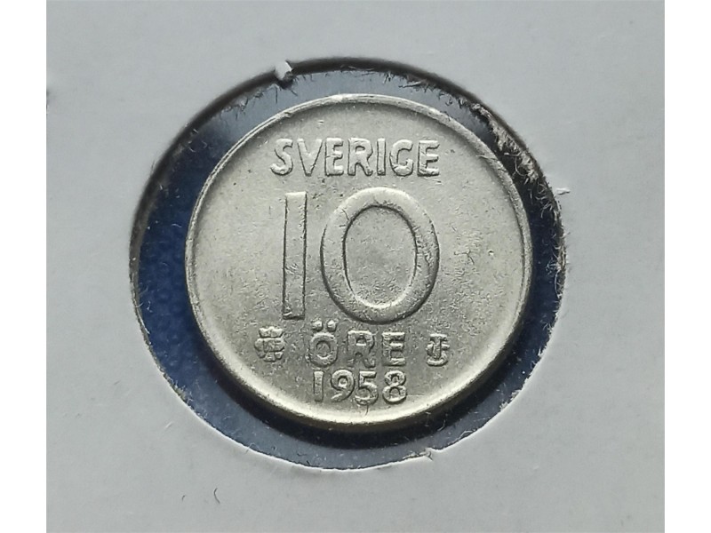 10 ore 1958. - Švedska - srebro