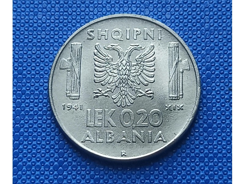 0.20 lek 1941. - Albanija