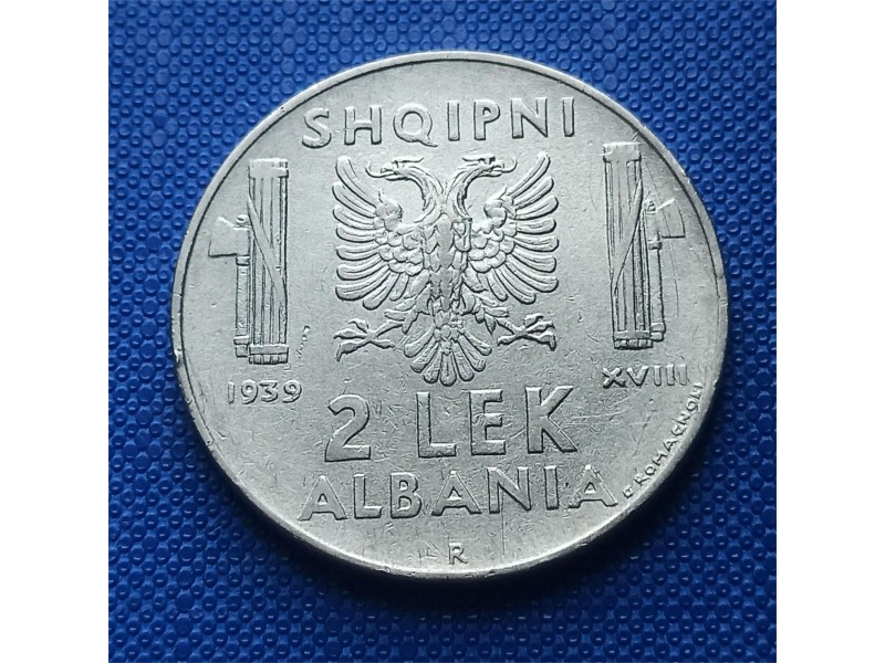 2 lek 1939. - Albanija