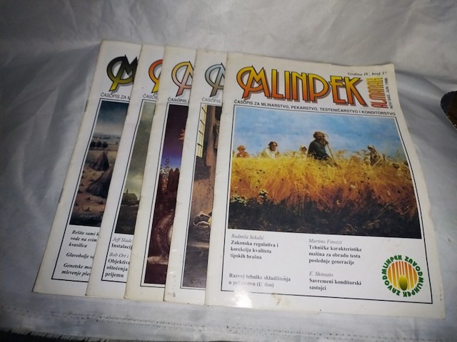 Lot od 5 kom Mlinpek Alamaha iz 90ih Jugoslavija