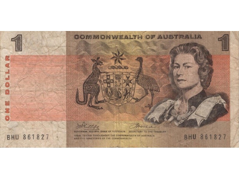 ** AUSTRALIJA - 1 DOLAR 1974-1983. **