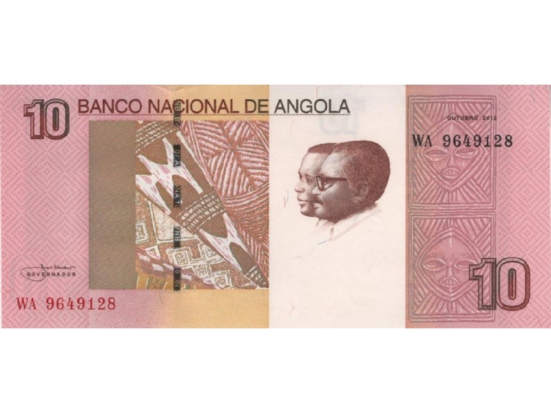 ** ANGOLA - 10 KWANZAS 2012. * - U N C