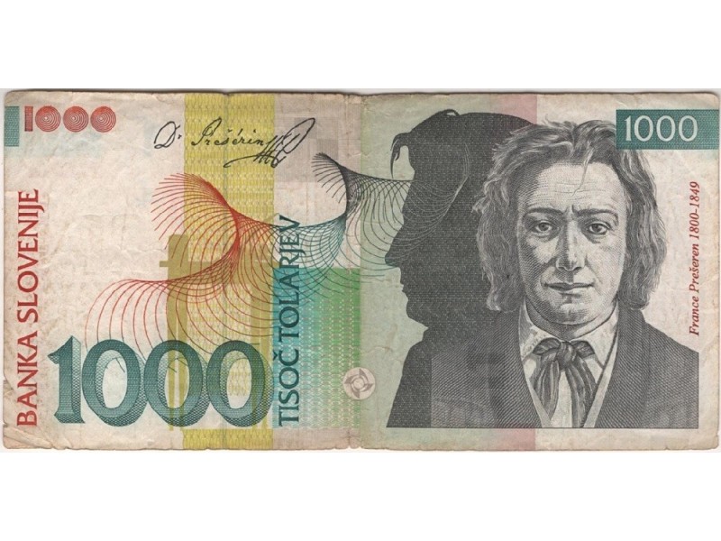 ** SLOVENIJA - 1000 TOLARA 2000. *