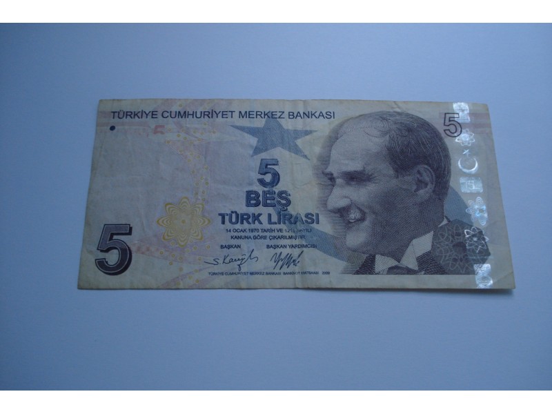 TURSKA - 5 LIRA
