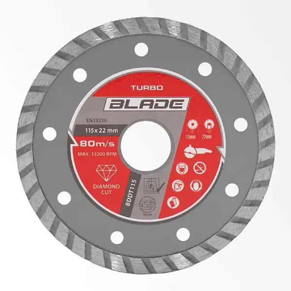 Dijamantski disk za sečenje (Turbo) 180 mm - BLADE BDDT180