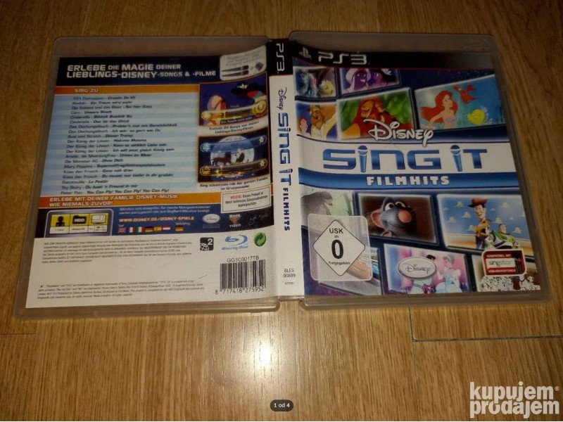 PS3 Disney Sing it Filmhits