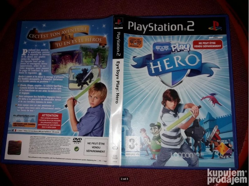 PS2 - EyeToy Play: Hero