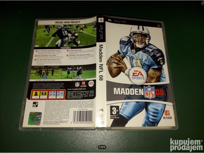 PSP Madden NFL 08